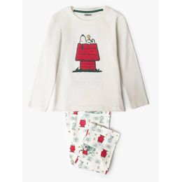 PEANUTS Pyjama "PEANUTS" in Wei&szlig; - 62% | Gr&ouml;&szlig;e 104 | Kinder-waesche