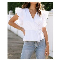 LA Angels Bluse in Wei&szlig; - 61% | Gr&ouml;&szlig;e S | Damen-blusen