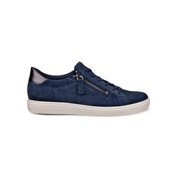 Ecco Leder-Sneakers "Classic" in Dunkelblau - 55% | Gr&ouml;&szlig;e 38 | Damen-sneakers