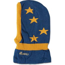 HULABALU Sturmhaube "Stars" in Blau - 44% | Gr&ouml;&szlig;e 80-92 | Baby-muetzen