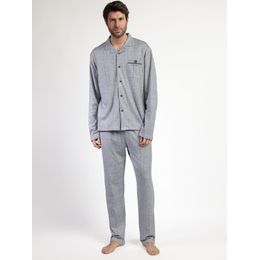 admas Pyjama "Admas classic" in Dunkelblau - 53% | Gr&ouml;&szlig;e L | Herren-waesche