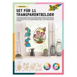 folia PAPER Transparentbilder "Fr&uuml;hling" in Bunt - 11 St&uuml;ck - 62% | Kinder-kreativspielzeug