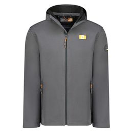 Canadian Peak Softshelljacke "Teskeakho" in Grau - 62% | Gr&ouml;&szlig;e XXL | Herren-outdoorjacken