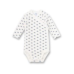 Sanetta Body in Wei&szlig;/ Dunkelblau - 35% | Gr&ouml;&szlig;e 50 | Baby-bodys