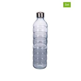 TINTEUNICHE 3er-Set: Wasserflaschen in Silber - 1,25 l - 16% | Damen-outdoor-ausruestung