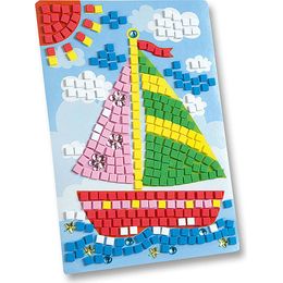 folia PAPER Moosgummi-Mosaik-Set "Schiff" in Bunt - 56% | Kinder-kreativspielzeug