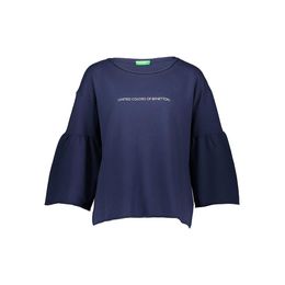 Benetton Sweatshirt in Dunkelblau - 83% | Gr&ouml;&szlig;e M | Damen-sweatshirts-jacken
