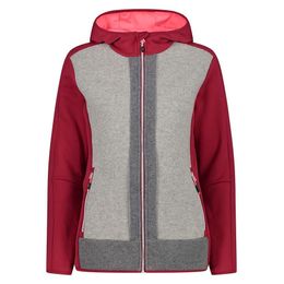 CMP Funktionsjacke in Rot/ Grau - 54% | Gr&ouml;&szlig;e 44 | Damen-outdoorjacken
