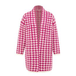Caneva Knit Cardigan female Pink size XL/XXL