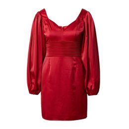 Chi Chi London Kleid Damen Gr&ouml;&szlig;e 34 rot Winterkleid