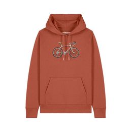 Watapparel Sweatshirt 'Doodle Bike' male Brown size XS