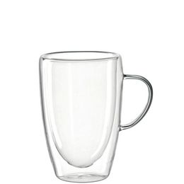 Leonardo Teeglas Duo, Glas, 400 ml, doppelwandig, Kaffee & Tee, Tassen, Teetassen
