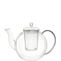 Leonardo Teekanne, Klar, Glas, 1,2 L, 19.2x17.6x17.5 cm, Siebeinsatz, Kaffee & Tee, Kannen, Teekannen