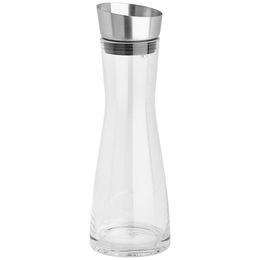 Blomus Wasserkaraffe Aldoa, Metall, Glas, 0,9 L, 30 cm, Deckel, Kaffee & Tee, Kannen, Karaffen