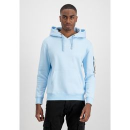 Alpha Industries Damen Hoodie &raquo;Organics EMB Hoodie&laquo; blau XL