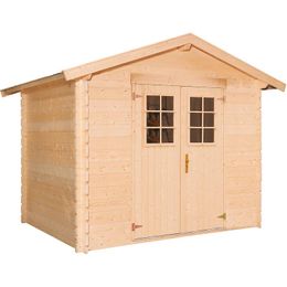 Kiehn-Holz Gartenhaus &raquo;Mellenberg 1&laquo; beige Holzwerkstoff
