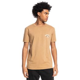 Quiksilver T-Shirt &raquo;On Script&laquo; Tannin XL XL Material: Leichter Jersey-Stoff aus Baumwolle