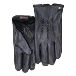 Pearlwood Damen Pearlwood Lederhandschuhe &raquo;Gates&laquo;, weiches Innenfutter aus Fleece schwarz