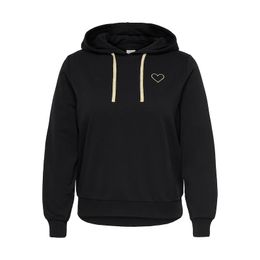 Only Carmakoma Damen Only CARMAKOMA Kapuzensweatshirt &raquo;CARNOLI L/S HEART HOOD SWT NOOS&laquo; S