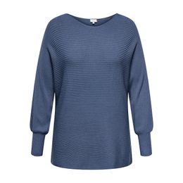 Only Carmakoma Damen Only CARMAKOMA Strickpullover &raquo;CARNEW ADALINE LIFE L/S PULLOVER KNT&laquo; Viskosemischung M