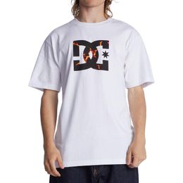 DC Shoes T-Shirt &raquo;DC Star Fill&laquo; White/Fire L L Stoff: Jersey-Stoff aus Baumwolle [200 g/m2]