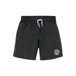 s.Oliver Jungen s.Oliver Badeshorts mit seitlichem Logodruck schwarz 110/116, N-Gr