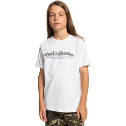 Quiksilver T-Shirt &raquo;Between The Lines&laquo; White 14 14 Stoff: Baumwoll-Jersey-Stoff [160 g/m2]