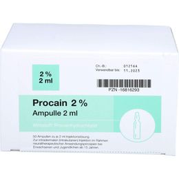 Procain pharmarissano 2% Inj.-Lsg.Ampullen 2 ml 50X2 ml