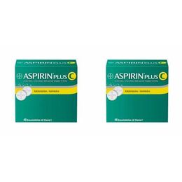 BAYER Aspirin plus C Brausetabletten Doppelpackung (2x40St) 2 St