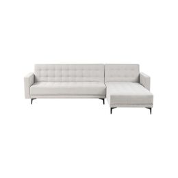 Beliani 2-tlg Schlafsofa ABERDEEN in Grau/Schwarz | Gr.: onesize