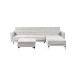 Beliani 3-tlg Modulsofa ABERDEEN in Grau/Schwarz | Gr.: onesize