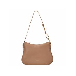 Coccinelle Leder-Schultertasche in Hellbraun - (B)36 x (H)24 x (T)11 cm | Gr.: onesize