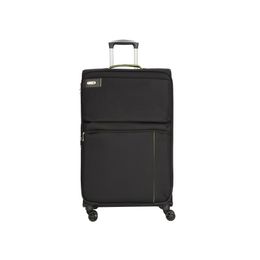 d&n D&N Travel Line 6704 4-Rollen Trolley 75 cm in black green | Gr.: onesize