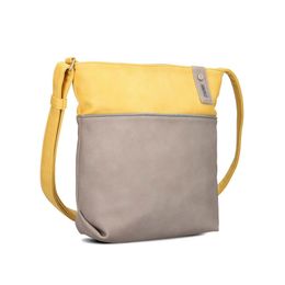 Zwei Umh&auml;ngetasche in Gelb/ Grau - (B)29 x (H)27 x (T)8 cm | Gr.: onesize