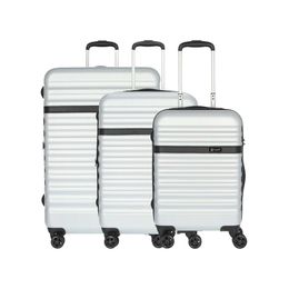 Bugatti Corium - 4-Rollen-Trolley Set 3tlg. (silver) in silver | Gr.: onesize