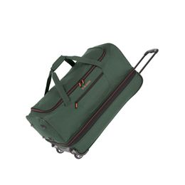 Travelite Basics - Rollenreisetasche 98/119L 70 cm erw. (bordeaux) in dunkelgr&uuml;n | Gr.: onesize