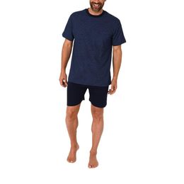 Normann Shorty kurzarm Schlafanzug Pyjama - 61324 in schwarz | Gr.: 54
