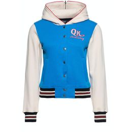 Queen Kerosin College Sweatjacke Wonder Woman in blau | Gr.: XL