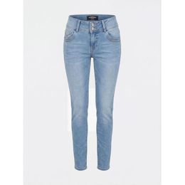 KOROSHI Denim-korsage-slim pushup jeans in blau | Gr.: 34