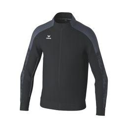 Erima Unisex Erwachsene Trainingsjacke in schwarz/slate grey | Gr.: L