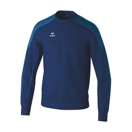 Erima Unisex Erwachsene Sweatshirt in new navy/mykonos blue | Gr.: M
