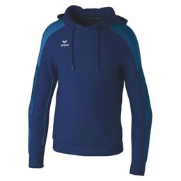 Erima Kinder Kapuzensweat in new navy/mykonos blue | Gr.: 116