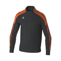 Erima Unisex Erwachsene Trainingsjacke in schwarz/orange | Gr.: XXL