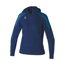 Erima Damen Trainingsjacke Mit Kapuze in new navy/mykonos blue | Gr.: 34