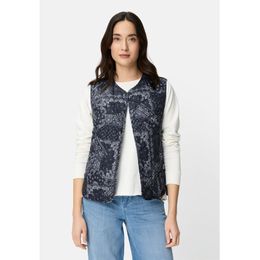 Camel Active Weste im Paisleymuster in Dunkelblau | Gr.: 48
