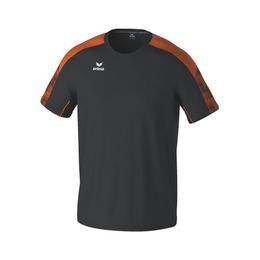Erima Herren T-Shirt in schwarz/orange | Gr.: M