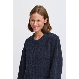 b. young Strickpullover BYNELLO Loose fit in Navy Blazer Melange | Gr.: XL