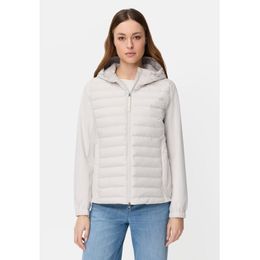 Camel Active teXXXactive Blouson mit verstellbarer Kapuze in Perlwei&szlig; | Gr.: 36