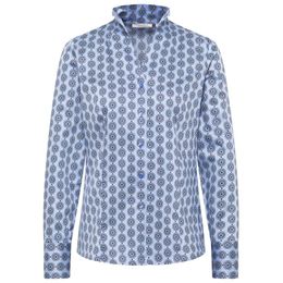 Eterna Bluse REGULAR FIT in blau | Gr.: 34