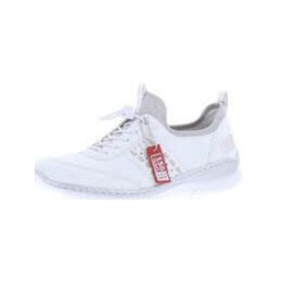 Rieker Slipper in weiss/rose/silver/pe | Gr.: 42